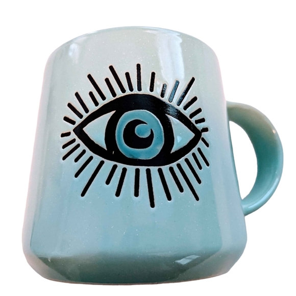 PD | Dining | Pd Baby Blue Third Eye Mug New | Poshmark